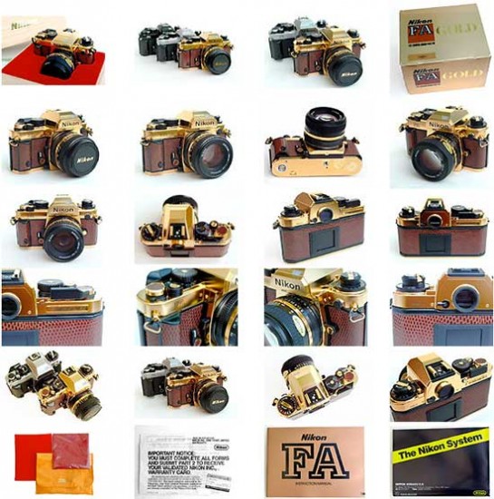 Eye candy: Nikon FA limited edition gold film camera - Nikon Rumors