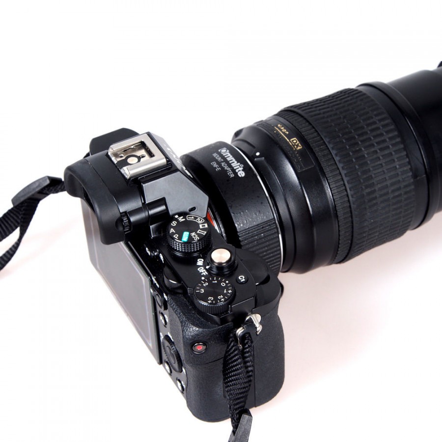 Commlite Nikon F-mount to Sony E-mount autofocus adapter now available ...