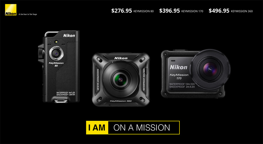 Nikon KeyMission cameras available for pre-order - Nikon Rumors