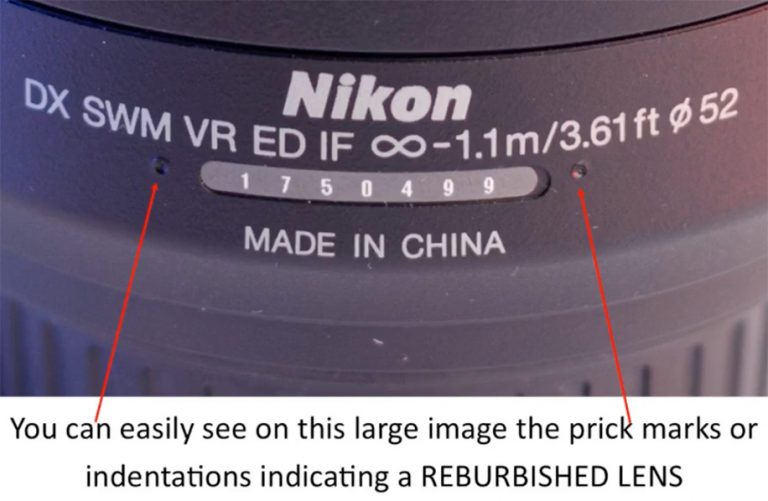 How to identify a refurbished Nikon camera or a lens? - Nikon Rumors