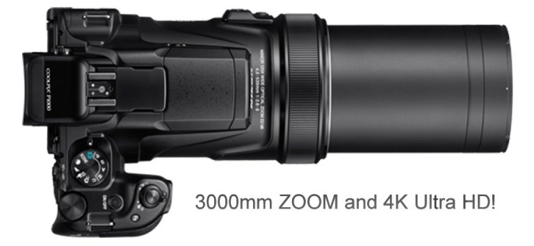 The Nikon Coolpix P1000 super-telephoto digital camera with 125x ...