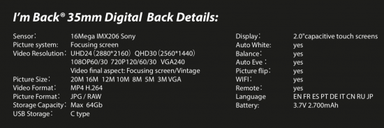 Update on the "I’m Back" digital back solution for Nikon film cameras ...