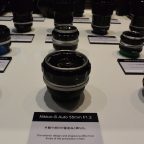More pictures from the prototype lenses exhibition at the Nikon museum ...