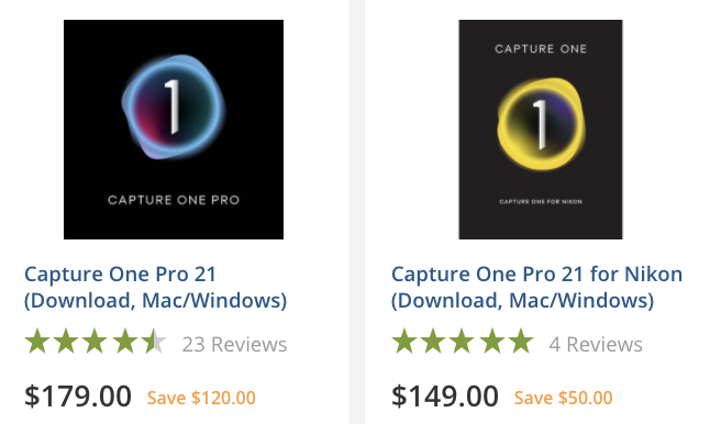 Capture One Pro 21 is now $170 off and it includes a free upgrade to ...