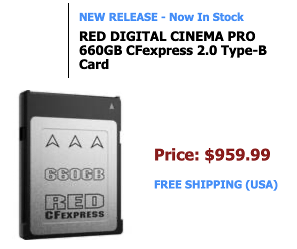 CFexpress memory cards sales and new releases - Nikon Rumors