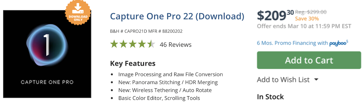 Capture One Pro 22 is now 30% off (ending soon) + 2022 Capture One ...