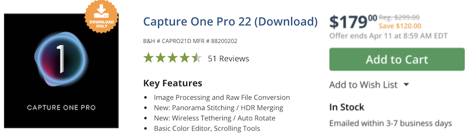 Capture One 22 version 15.2.0 released, currently $120 off - Nikon Rumors