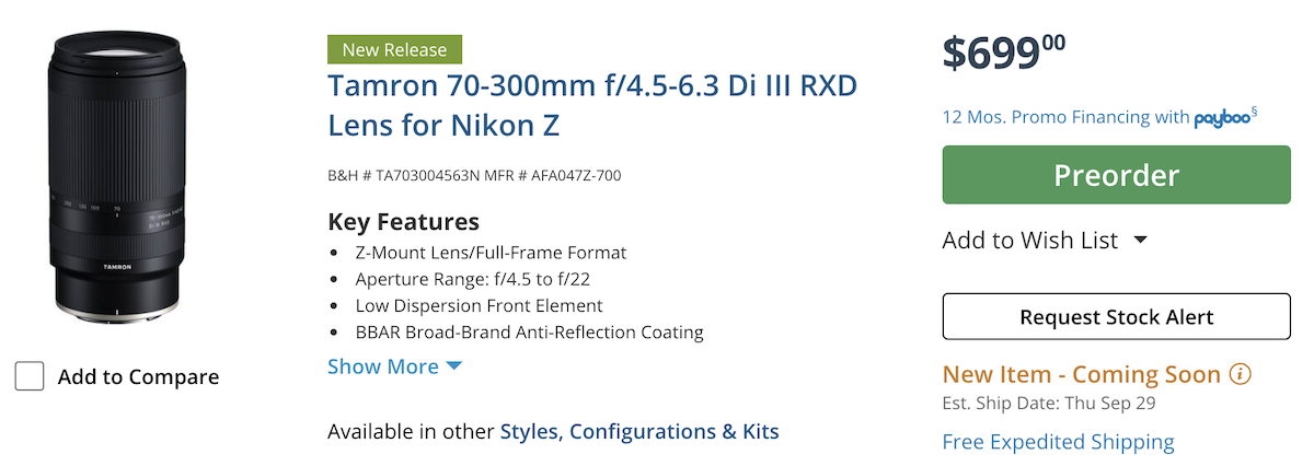 Tamron mirrorless lenses for Nikon Z-mount – Seriously Photography