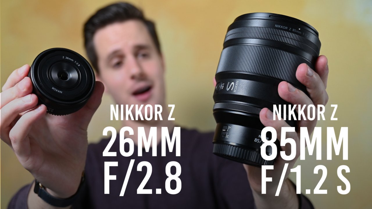 Nikkor Z 85mm f/1.2 and Nikkor Z 26mm f/2.8 lenses additional coverage – Seriously Photography