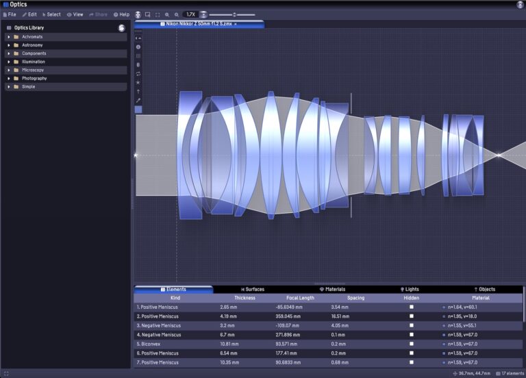 New: Optic Explorer lens simulator/lens database website - Nikon Rumors