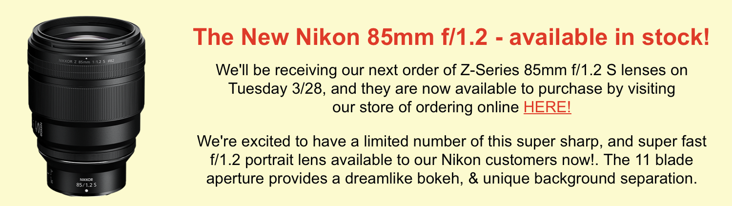 The Nikon Nikkor Z 85mm f/1.2 lens is back in stock in the US + the ...