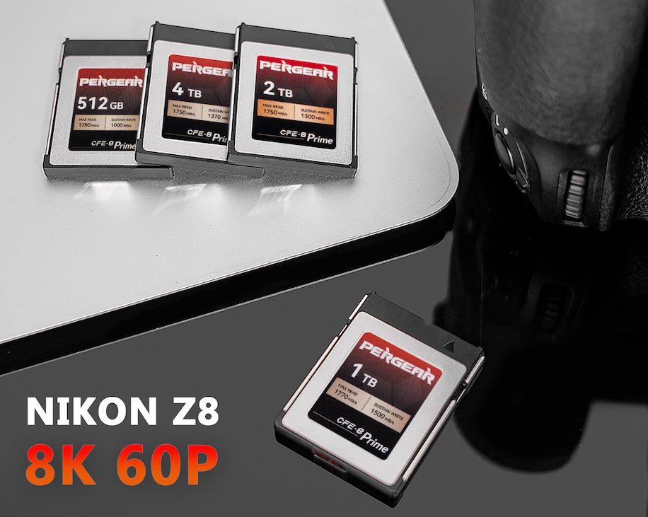 Pergear released new CFExpress Type B memory cards now with Nikon Z8 8K ...