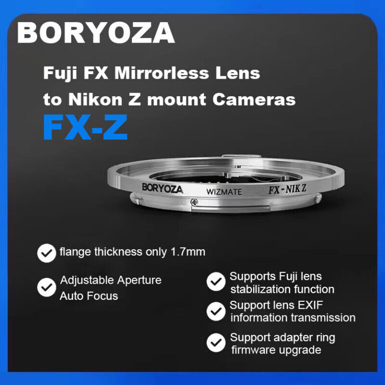 The new Boroyoza FX-Z AF lens adapter allows you to use Fujifilm X ...