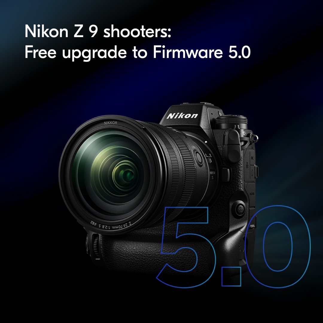 Nikon releases a major firmware update version 5.00 for the Nikon Z9 camera - Nikon Rumors