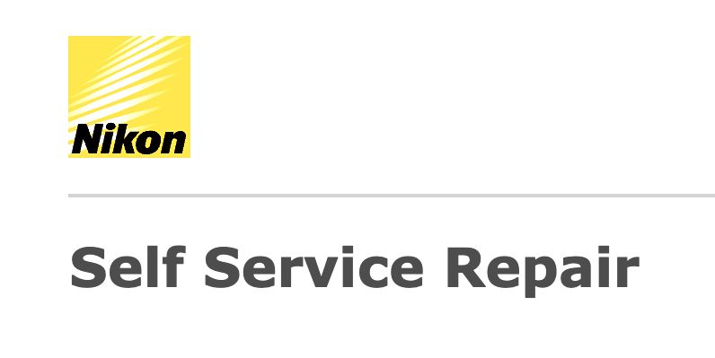 Great news: Nikon quietly launched a new "Self Service Repair" section ...