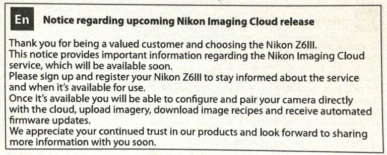 The new Nikon Imaging Cloud service - Nikon Rumors