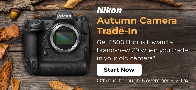 New Nikon USA "Capture the Fall Savings", Z9 trade-in programs - Nikon ...