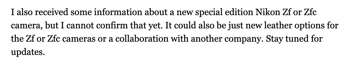 New Nikon Zfc limited edition camera announced in collaboration with ...