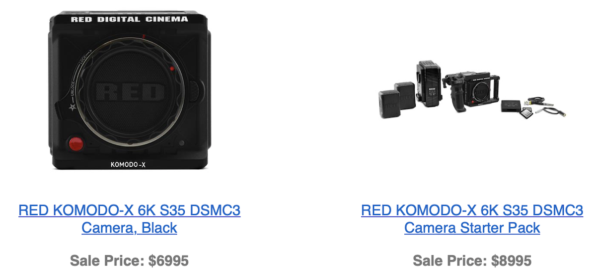 The Nikon effect: RED slashes prices of Komodo cinema cameras by up to ...