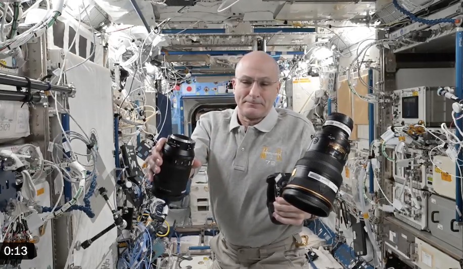 How to change the lens of the Nikon Z9 camera in space - Nikon Rumors