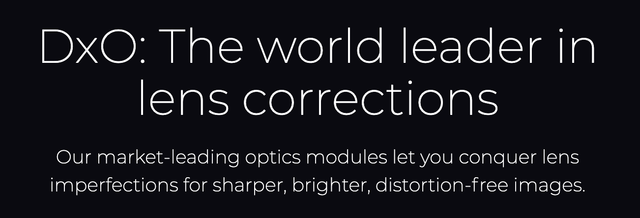 DxO released new Optics Modules with support for the Nikon Z50II camera ...