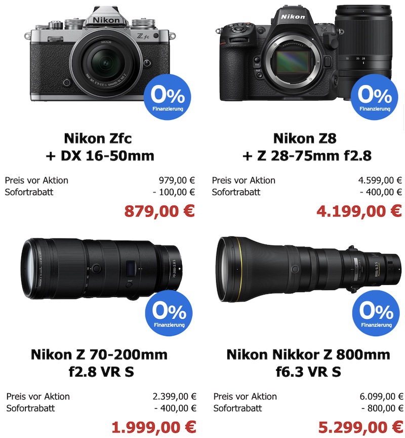 New Nikon savings in Europe: up to €1,000 (Sofortrabatt) - Nikon Rumors