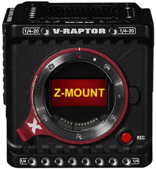 Coming soon: RED V-RAPTOR [X] camera with Nikon Z-mount - Nikon Rumors