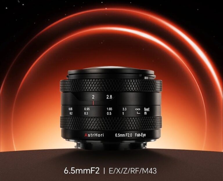 Just announced: AstrHori 6.5mm f/2 fisheye 192° super wide angle lens ...