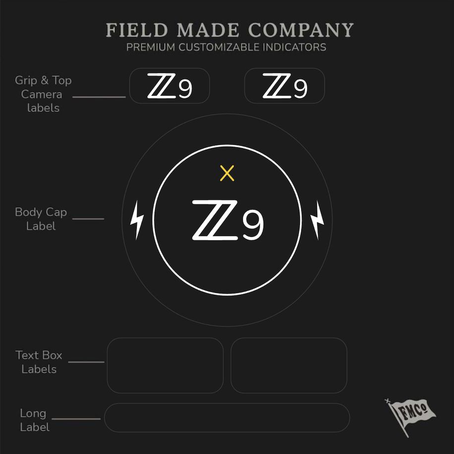 Now available: FieldMade fully customizable vinyl indicator labels for ...
