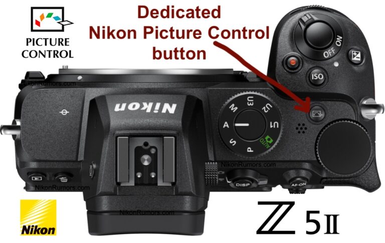 Rumors: the upcoming Nikon Z5II camera will have a dedicated Picture Control button on the top ...