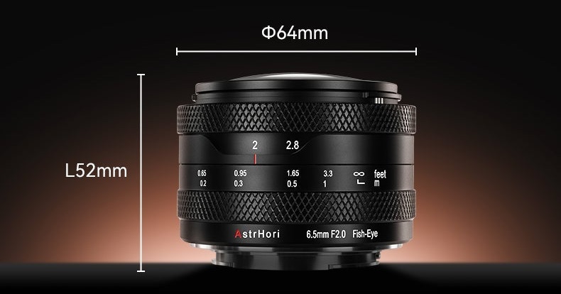 Just announced: AstrHori 6.5mm f/2 fisheye 192° super wide angle lens ...