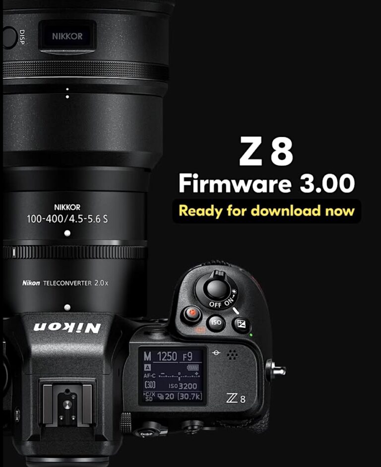 Nikon Z8 firmware update version 3.0 is now officially released - Nikon Rumors