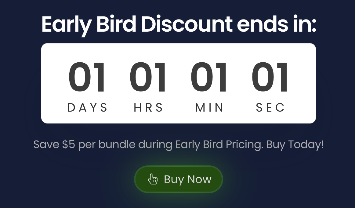 24 hours left for the early bird discount for the 5DayDeal Photography ...
