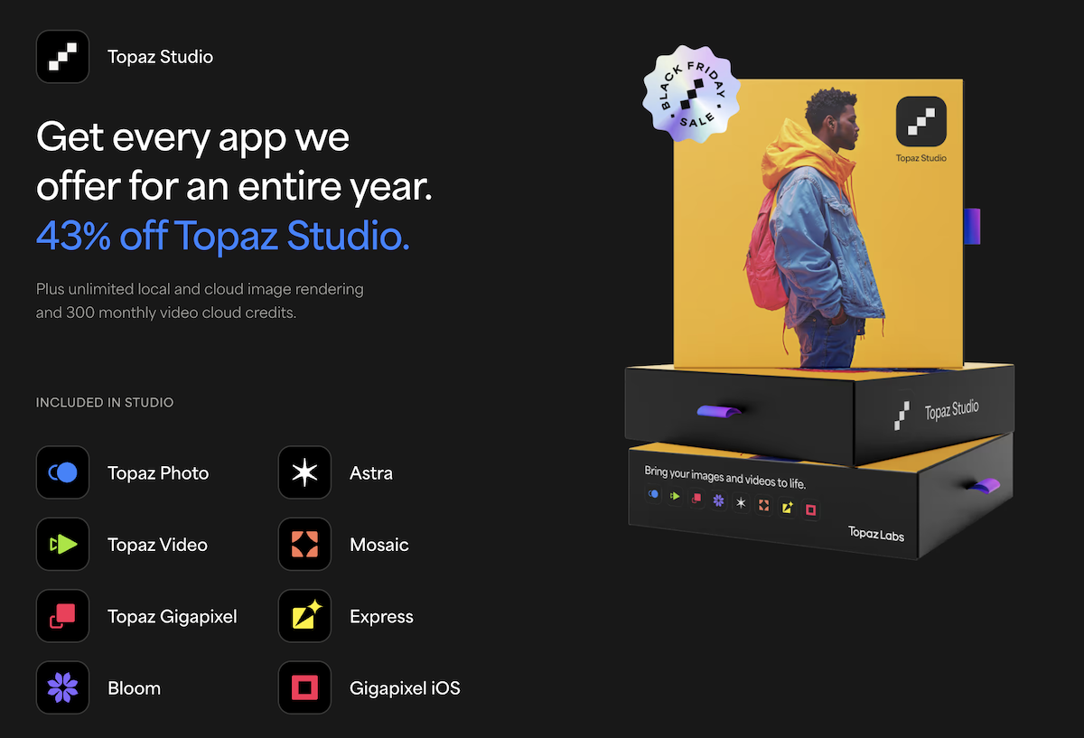 Topaz Labs Black Friday deals started - Nikon Rumors