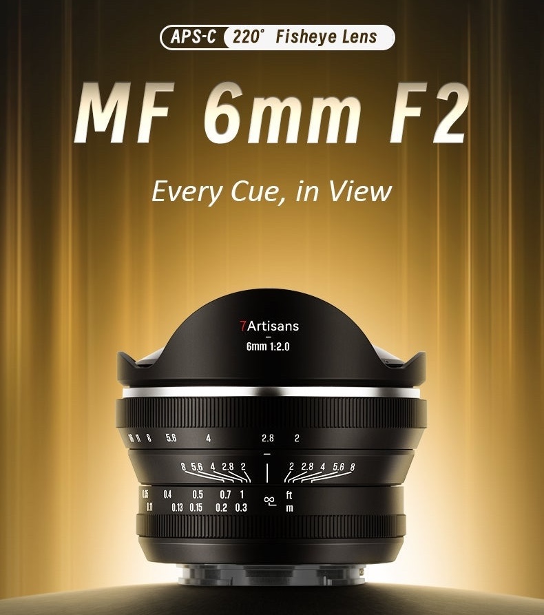 New release: 7Artisans MF 6mm f/2 220° APS-C fisheye lens for Nikon Z ...