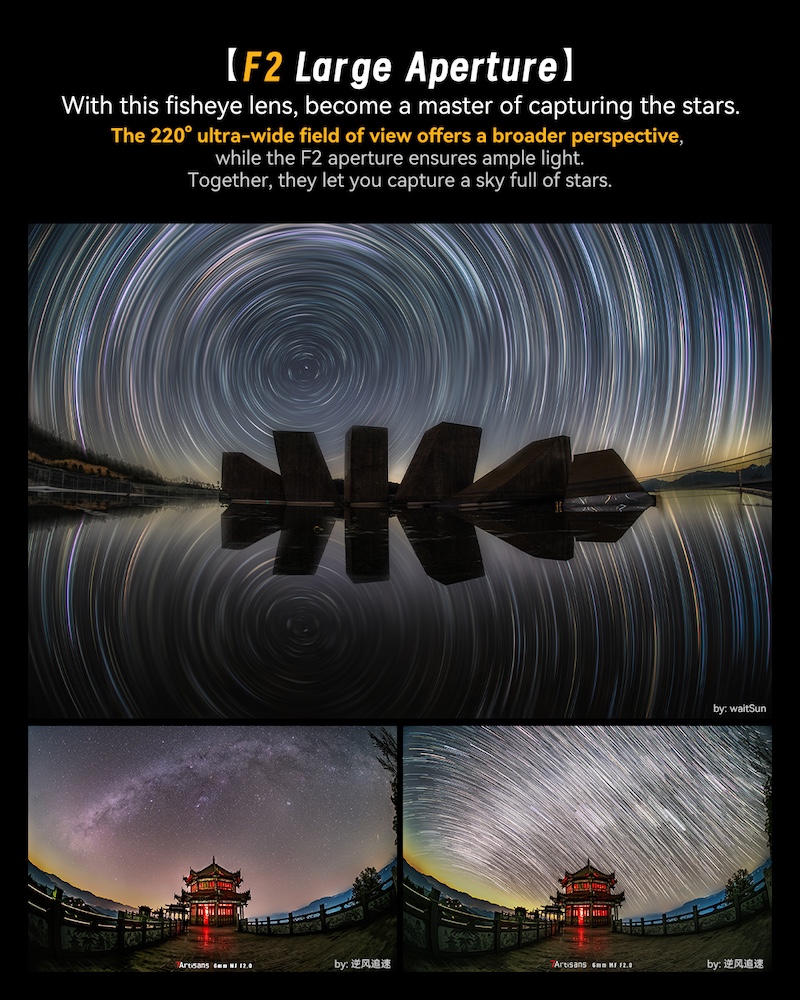 New release: 7Artisans MF 6mm f/2 220° APS-C fisheye lens for Nikon Z ...