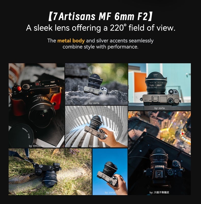 New release: 7Artisans MF 6mm f/2 220° APS-C fisheye lens for Nikon Z ...