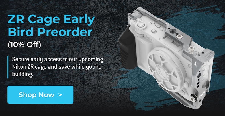 New Kondor Blue cage for Nikon ZR cameras: early-bird pre-orders now ...