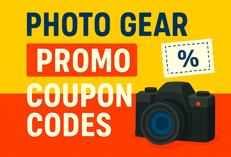 Here is an updated list of photo gear promo codes you can use during ...