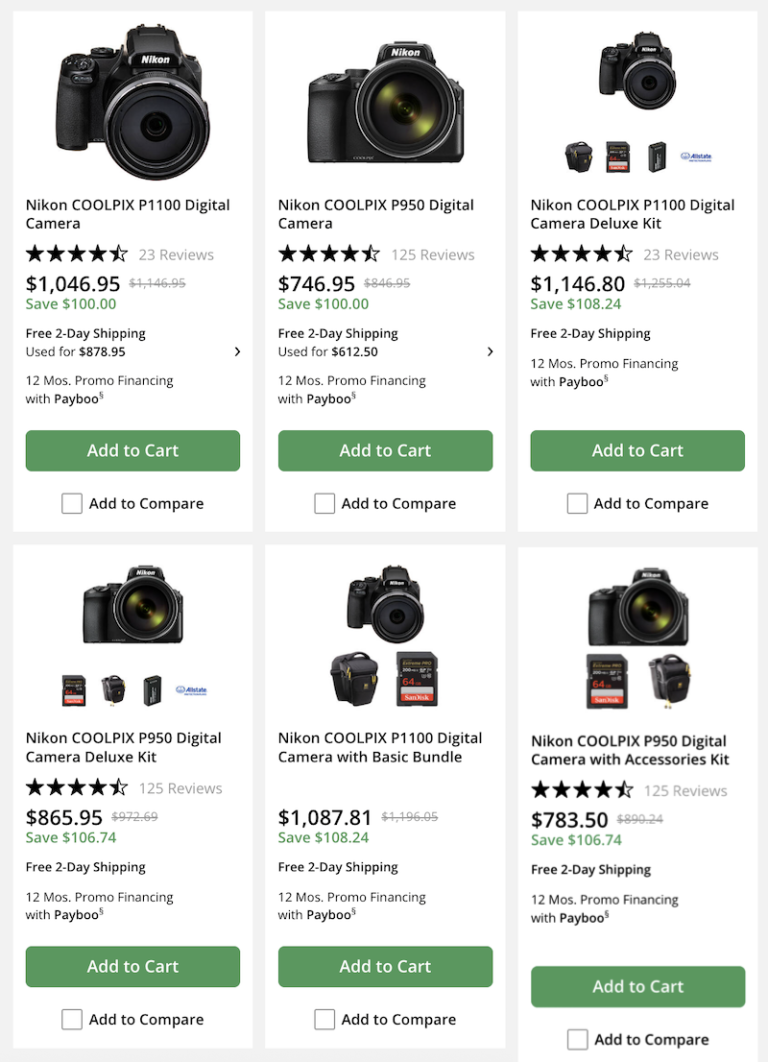 The Nikon Coolpix P1100 and P950 super-zoom cameras are now $100 off ...
